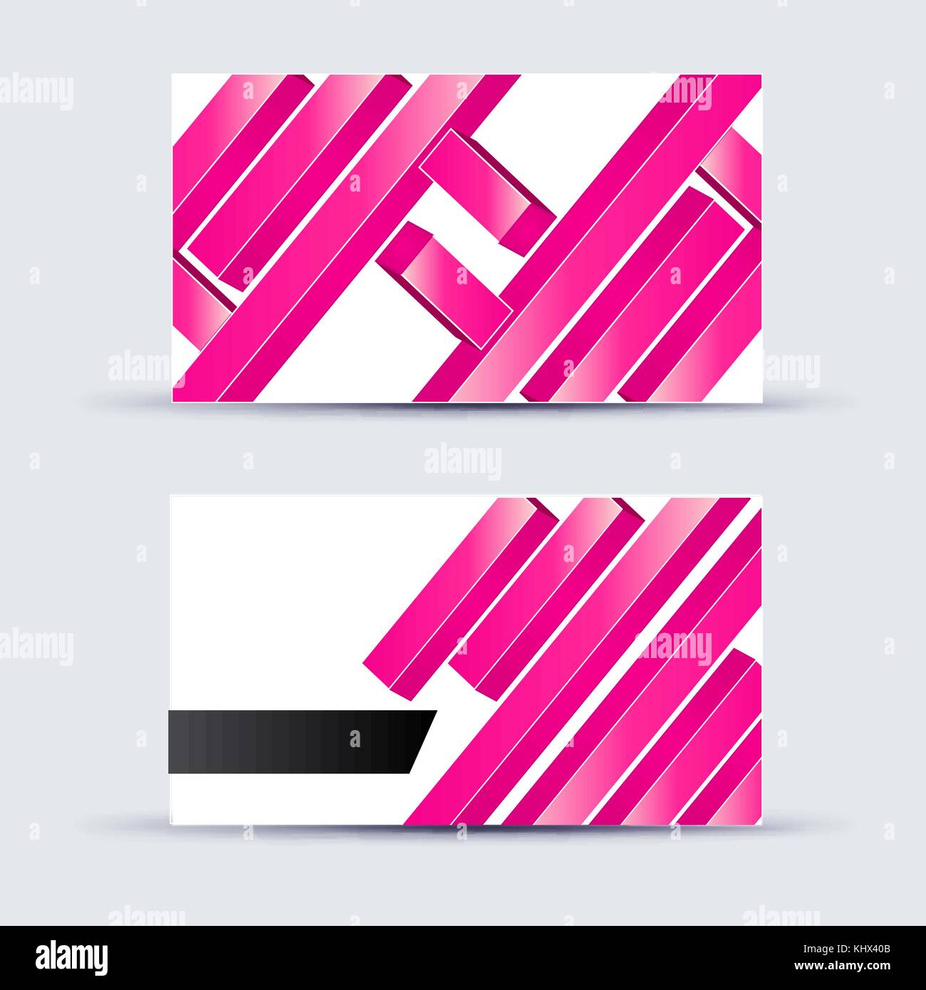 Abstract blank name card template for business artwork. eps 10 Stock ...