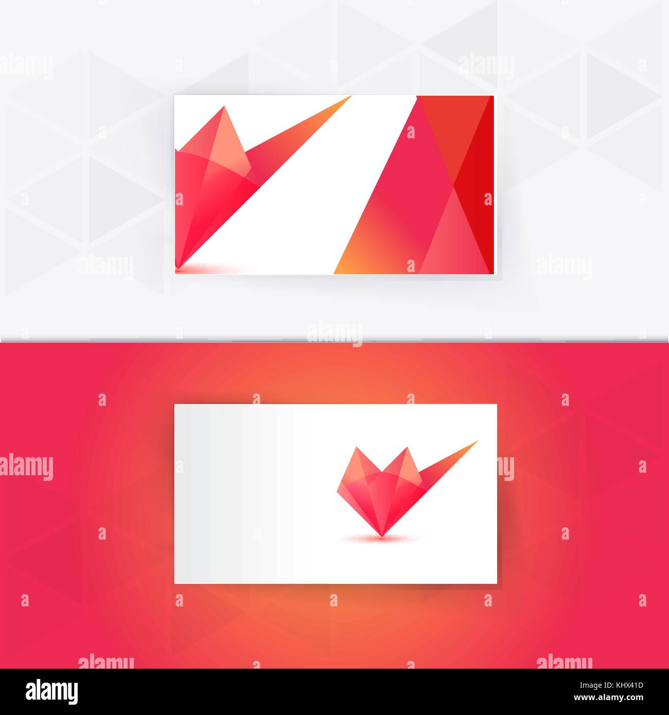 Abstract blank name card template for business artwork. eps 10 Stock ...