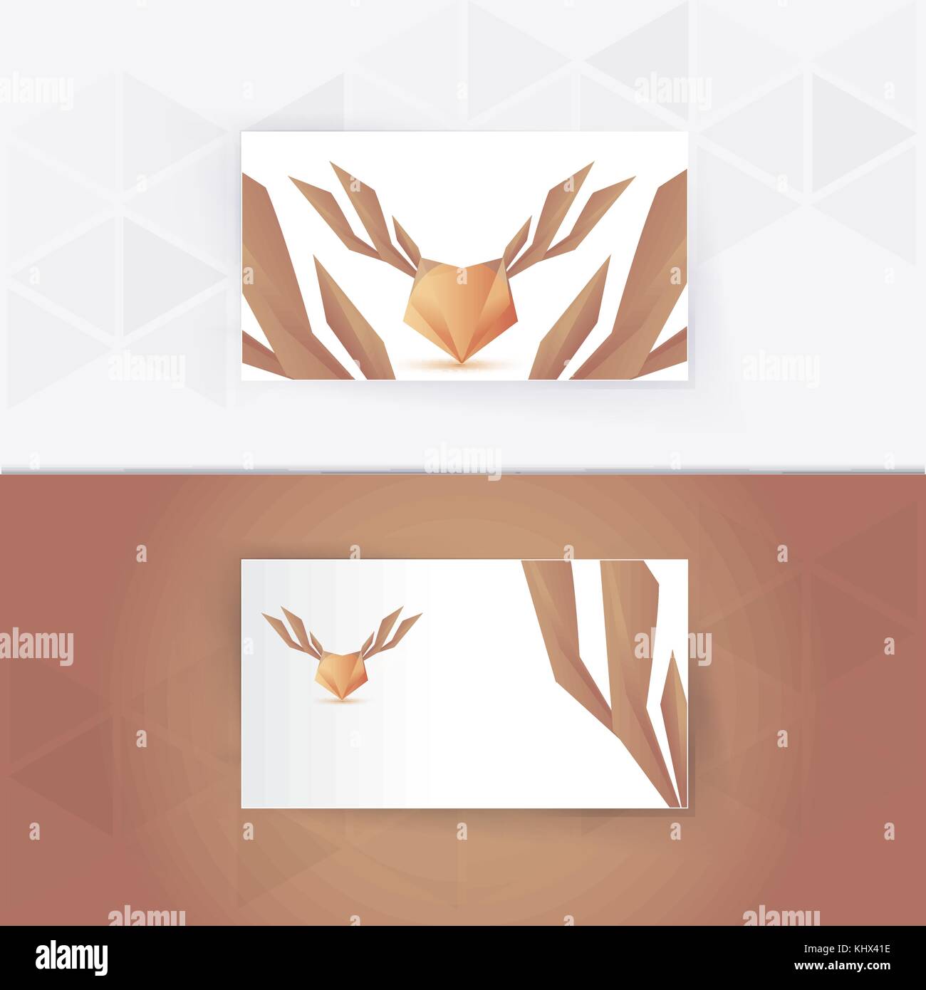 Abstract blank name card template for business artwork. eps 10 Stock ...