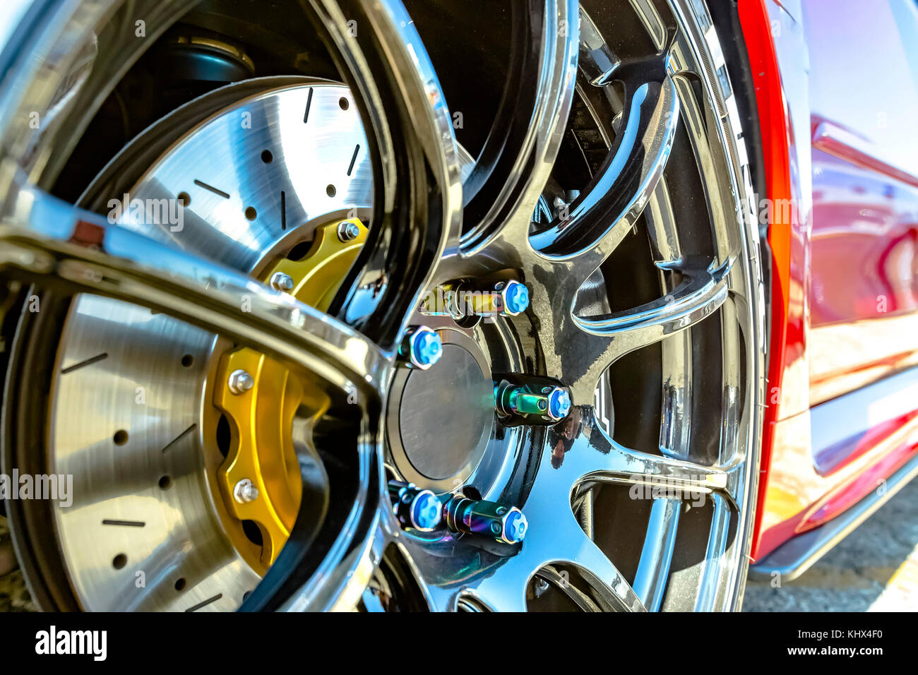 Chrome Rims With Tires