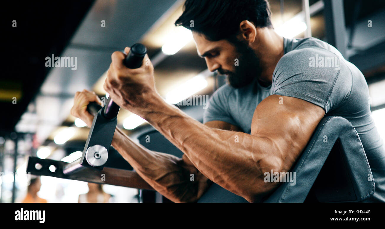 Muscular young male body hi-res stock photography and images - Alamy