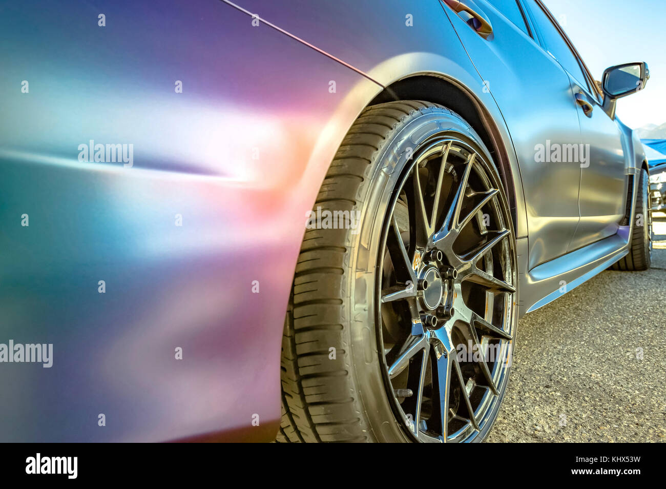 Matte black car paint hi-res stock photography and images - Alamy