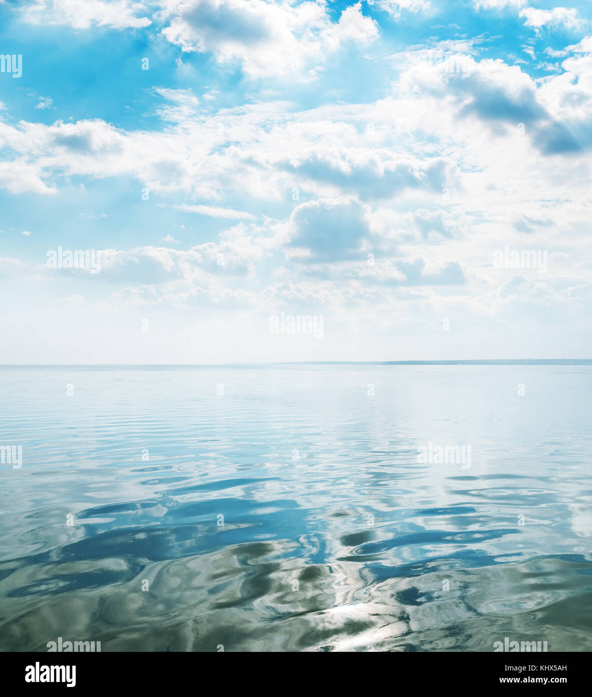 Reflections clouds in river aerial hi-res stock photography and images - Alamy
