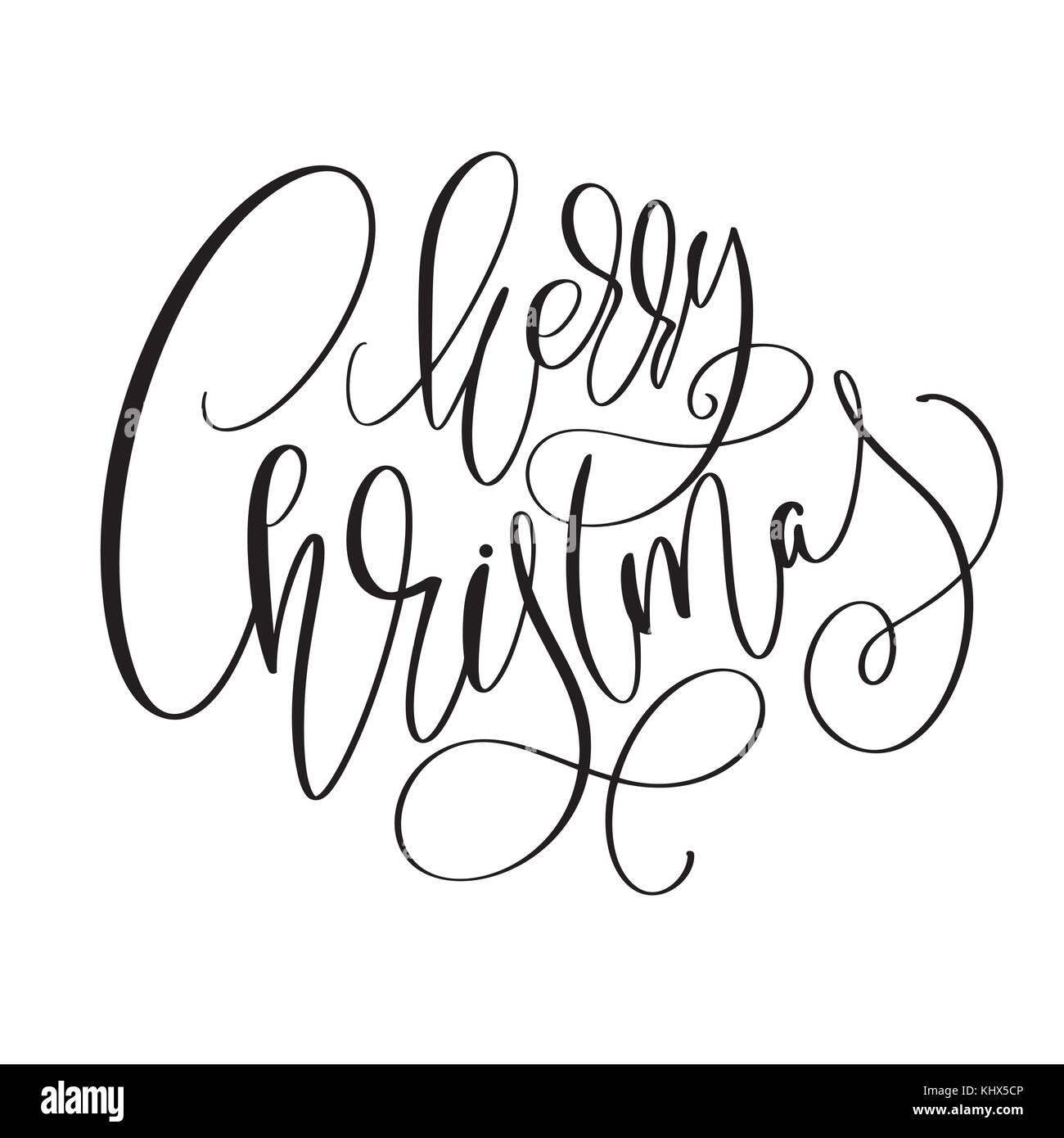 Vector luxury calligraphic happy Black and White Stock Photos & Images ...