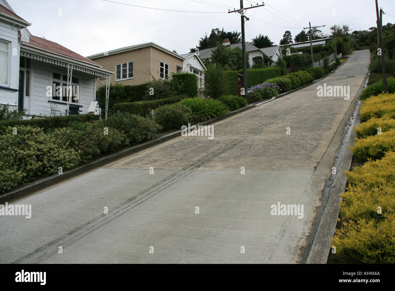 Baldwin Street High Resolution Upwards Look Stock Photo - Alamy