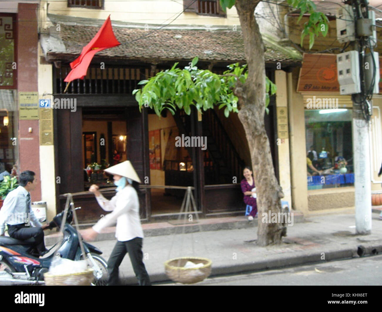 Old House Hanoi Stock Photo - Alamy