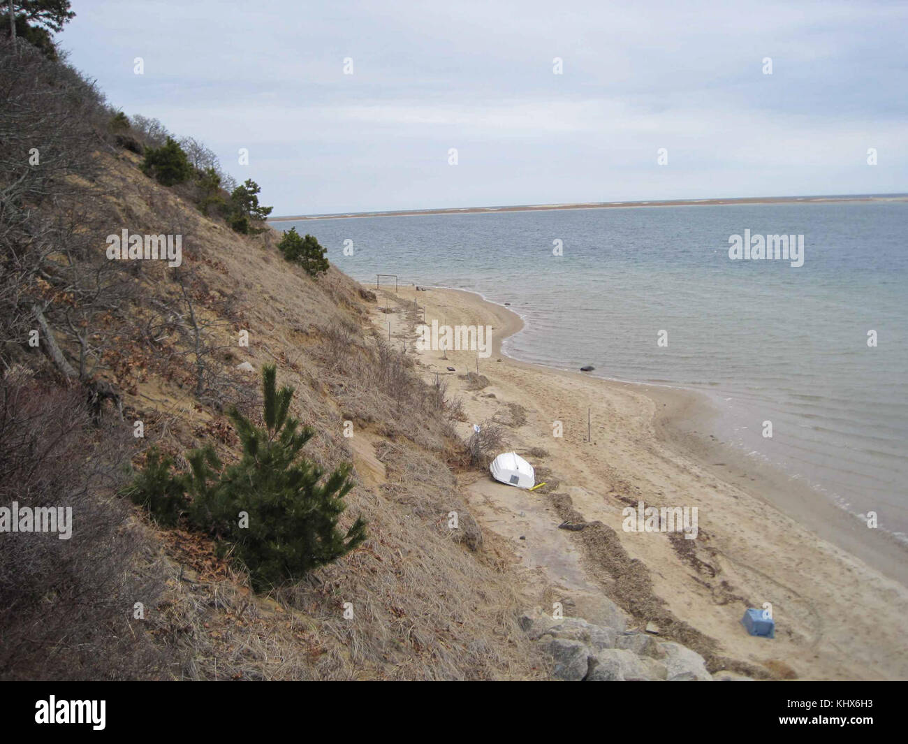 Coastal area of monomoy national wildlife refuge cape cod Stock Photo ...