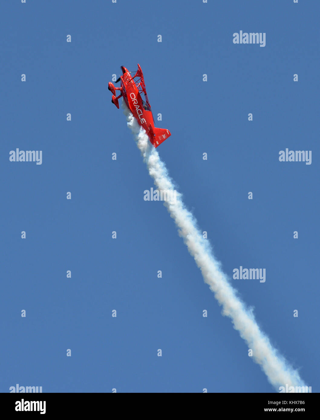 FORT LAUDERDALE, FL - MAY 06: Sean D. Tucker, Team Oracle performs in ...