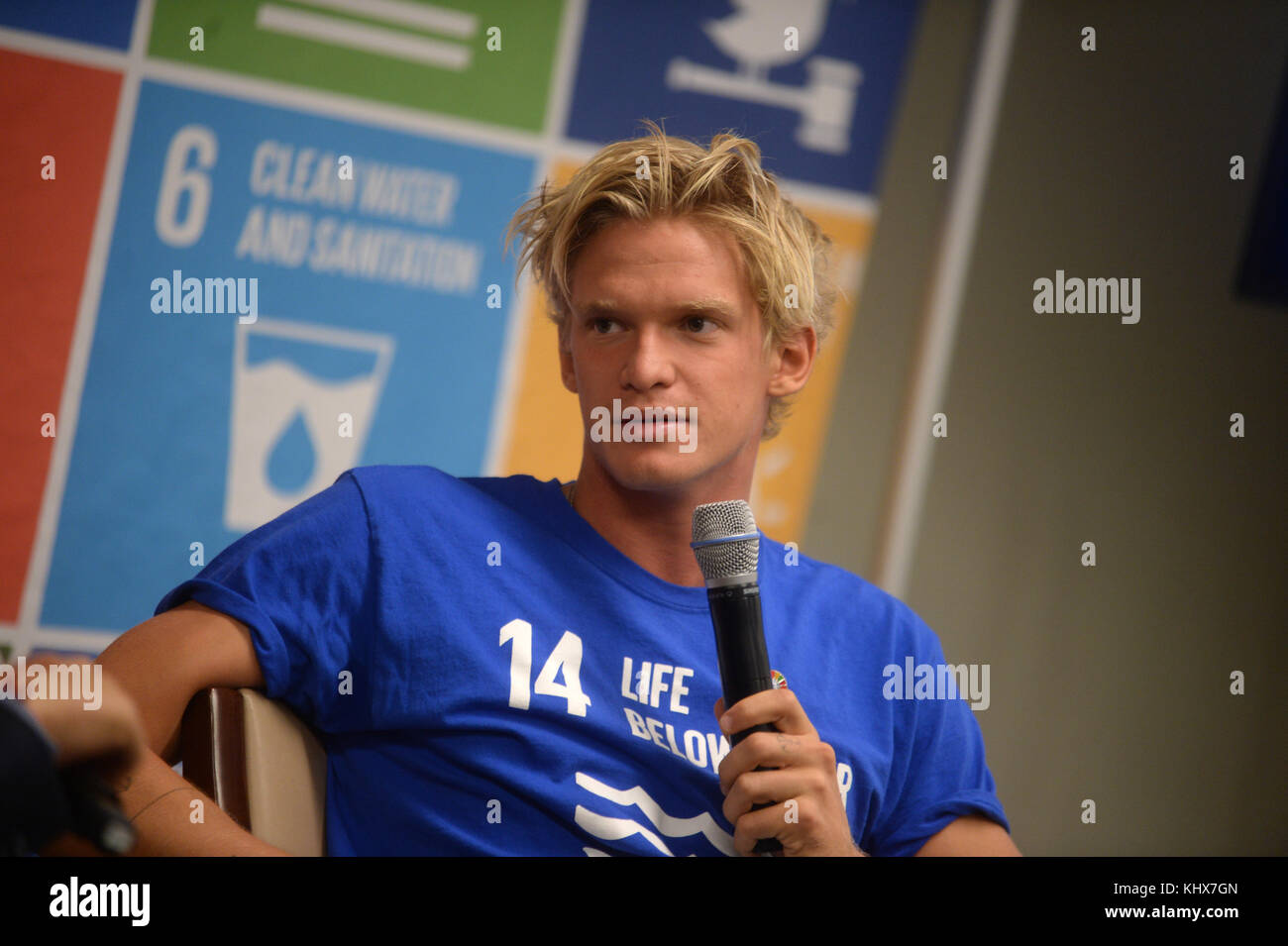 NEW YORK, NY - JUNE 07: Singer Cody Simpson at the Ocean Conference at ...