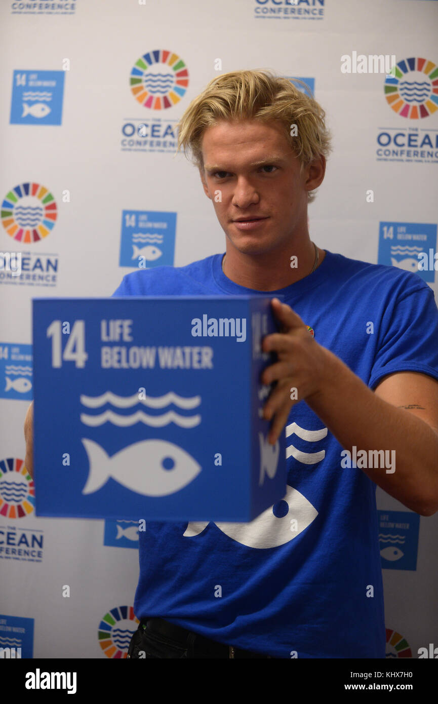 NEW YORK, NY - JUNE 07: Singer Cody Simpson at the Ocean Conference at ...