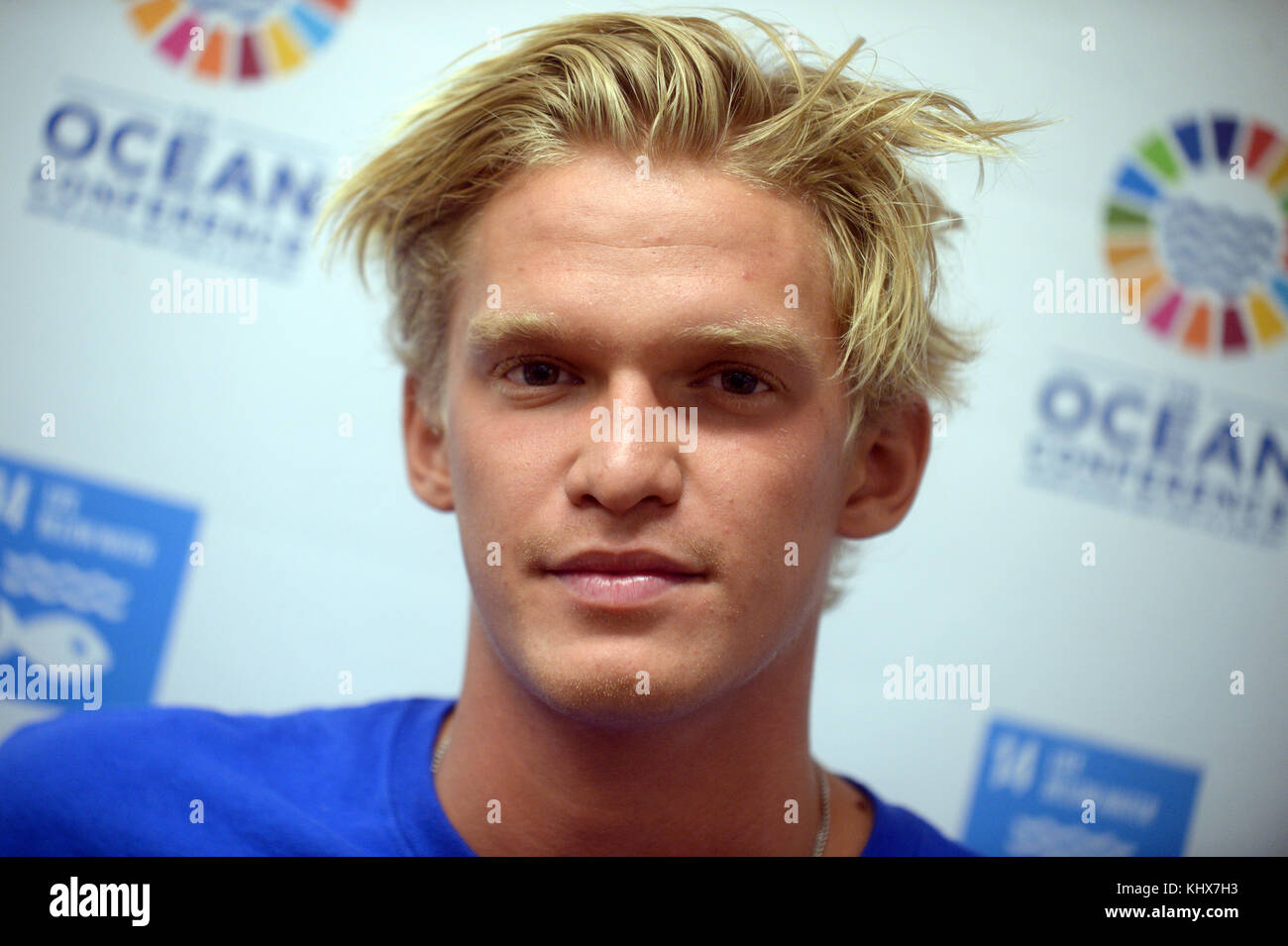 NEW YORK, NY - JUNE 07: Singer Cody Simpson at the Ocean Conference at ...
