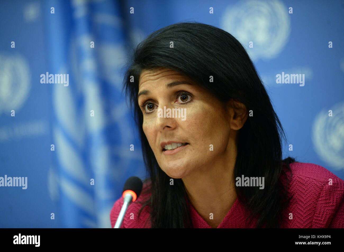 NEW YORK, NY - APRIL 3: U.S. Ambassador to the United Nation Nikki ...