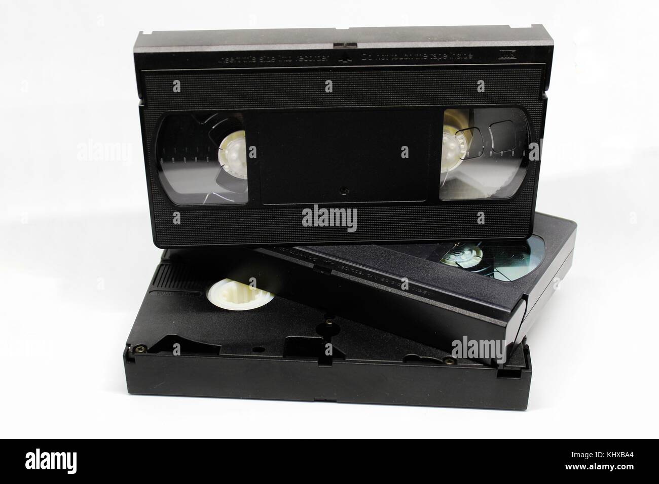 Old video cassette tapes Stock Photo - Alamy