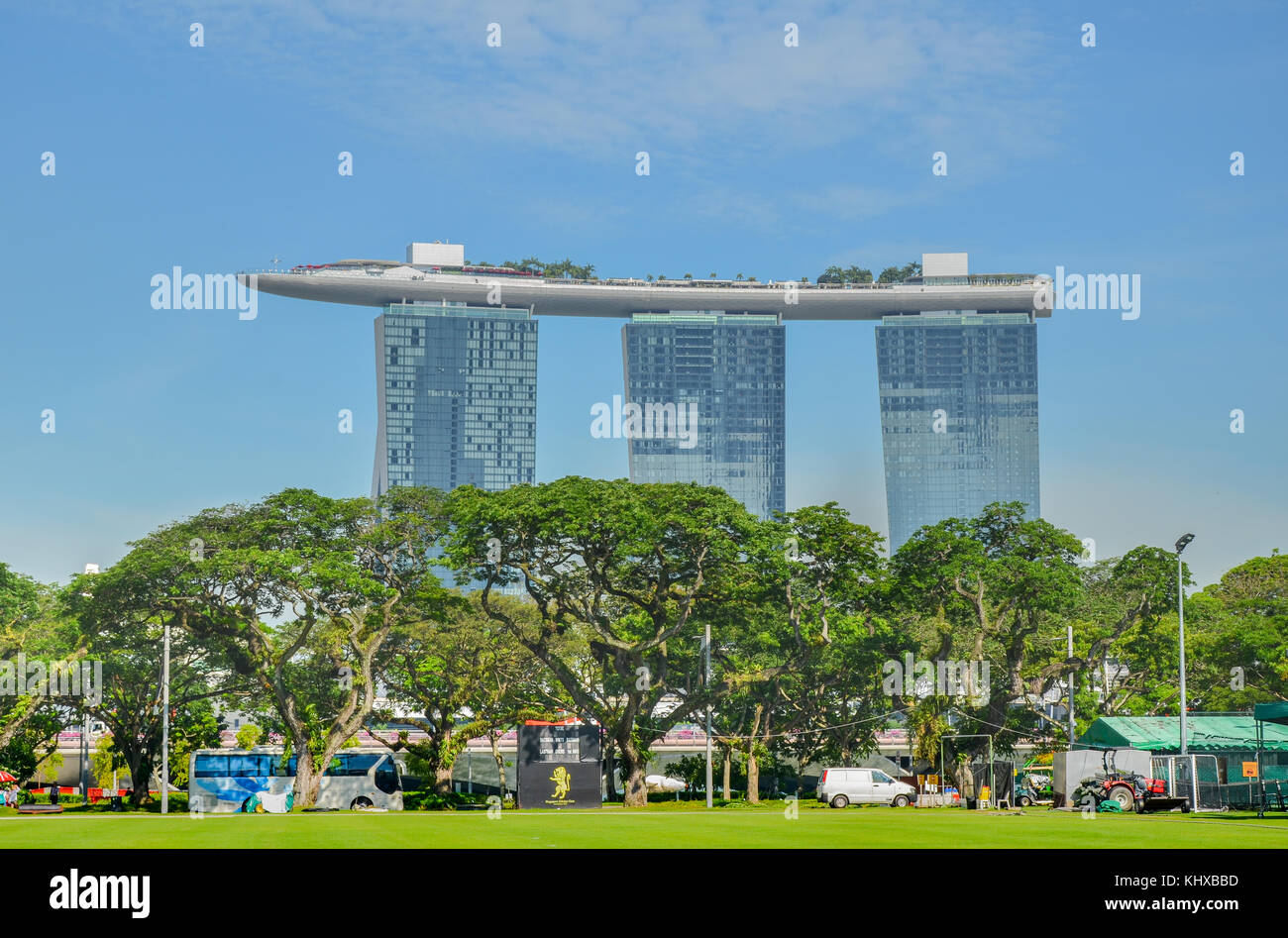 Marina Bay Sands, one of the most iconic buildings in Singapore Stock ...