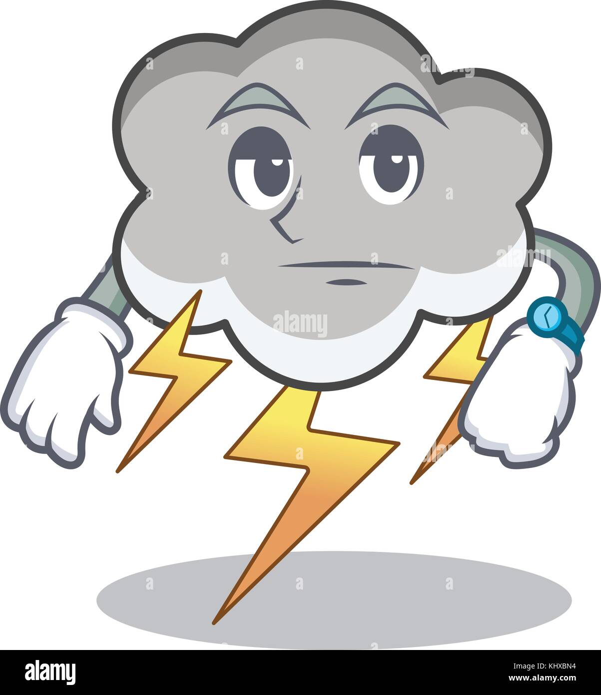 Waiting thunder cloud character cartoon Stock Vector Image & Art - Alamy Waiting thunder cloud character cartoon Stock Vector Image & Art - Alamy