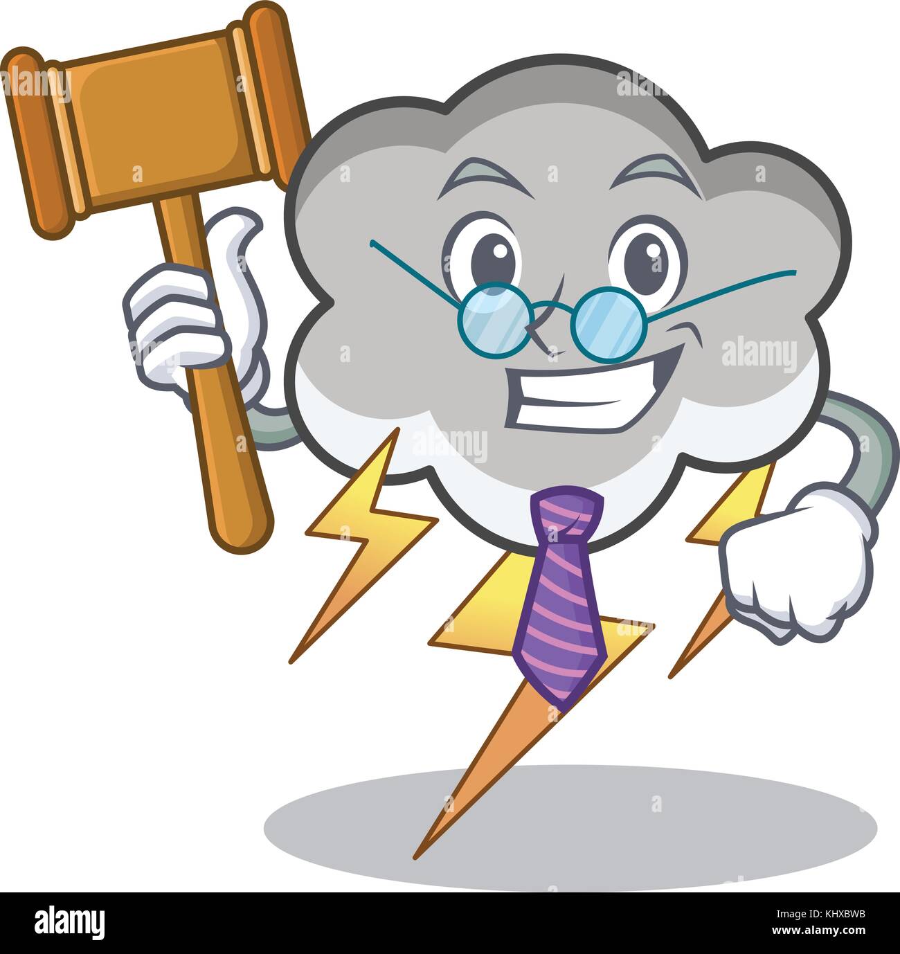 Hammer with face character and drawn design hi-res stock photography ...