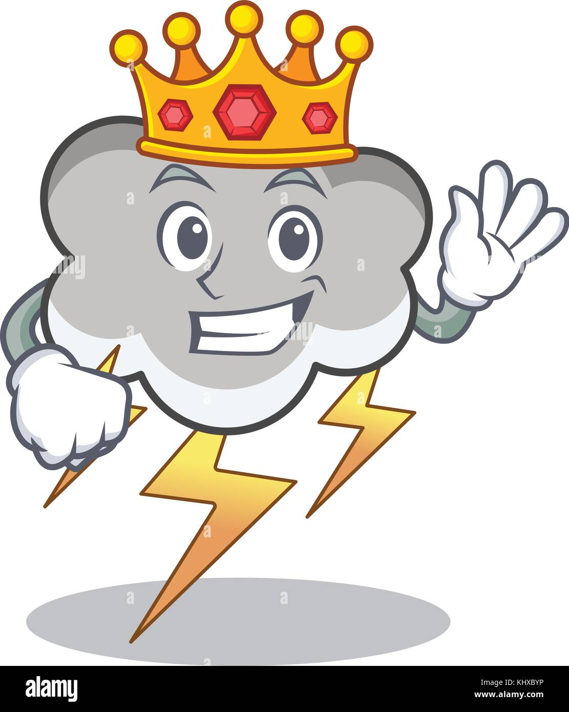 King thunder cloud character cartoon Stock Vector Image & Art - Alamy King thunder cloud character cartoon Stock Vector Image & Art - Alamy