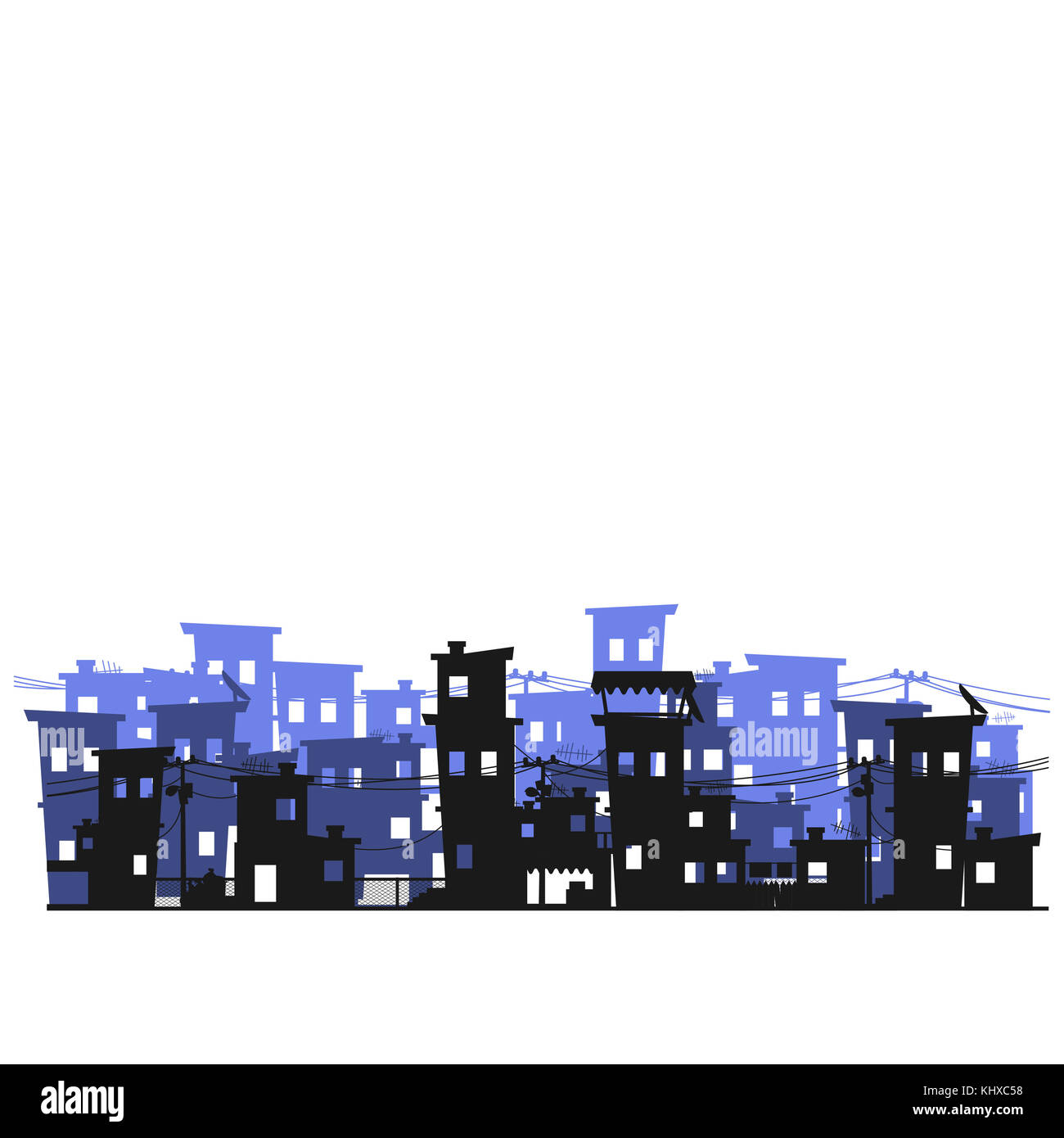 Neighborhood street america Cut Out Stock Images & Pictures - Alamy