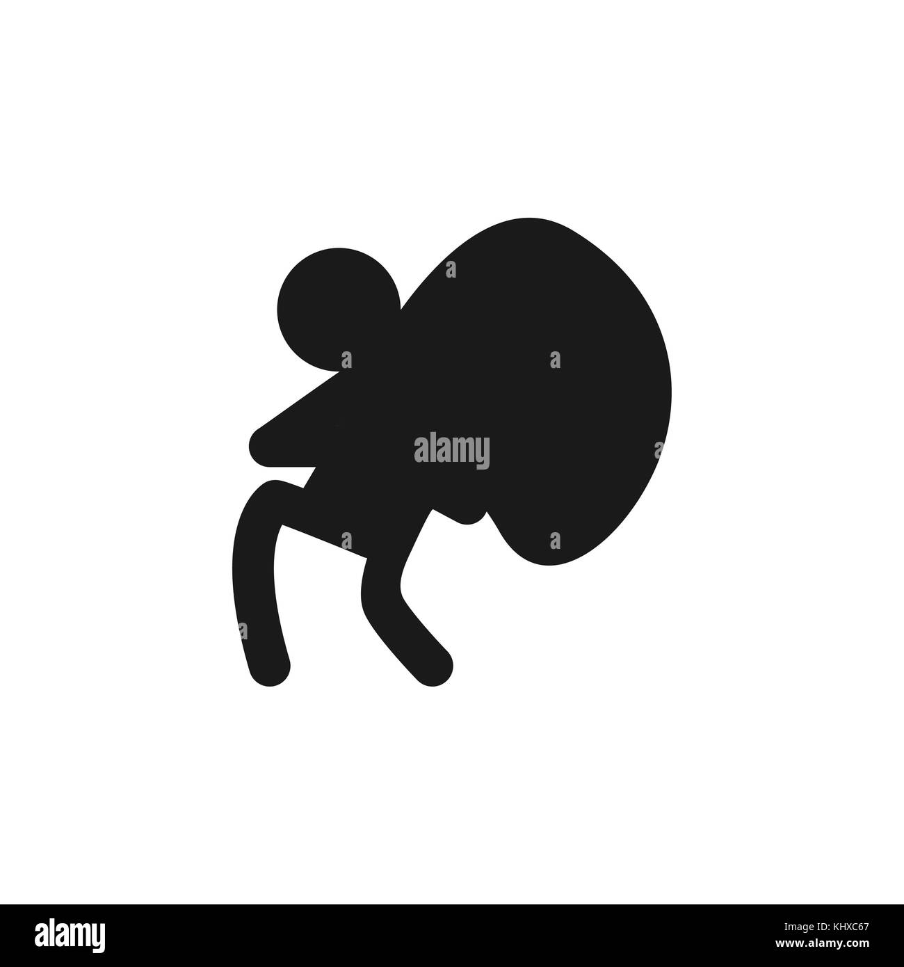 Thief symbol on white background Stock Photo - Alamy