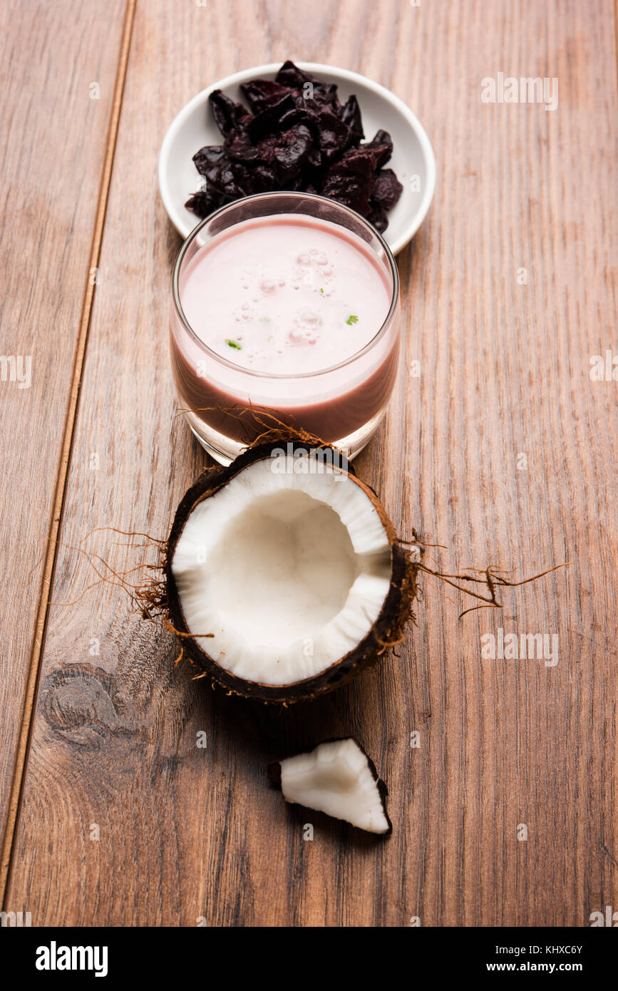 Solkadhi OR Kokum curry, A famous drink from Goa or Maharashtra`s ...