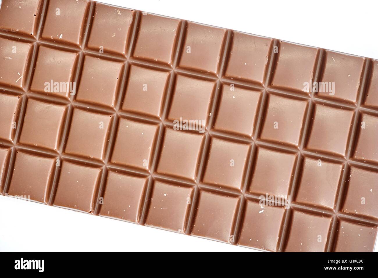 A studio photo of a block of chocolate Stock Photo - Alamy