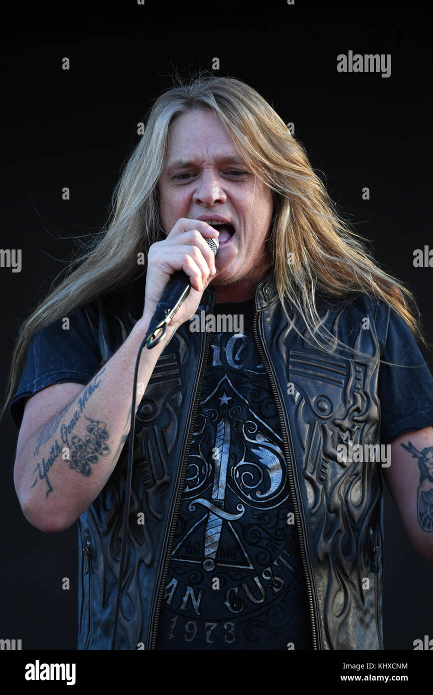 PEMBROKE PINES, FLORIDA - NOVEMBER 04: Sebastian Bach of the band ...
