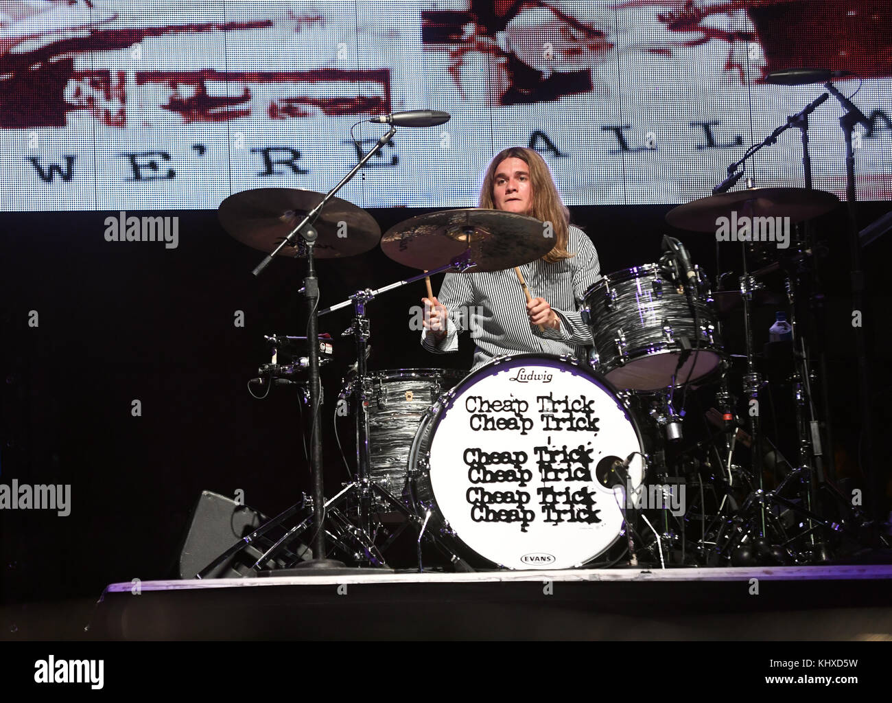 PEMBROKE PINES, FLORIDA - NOVEMBER 04: Robin Zander Jr of the band ...