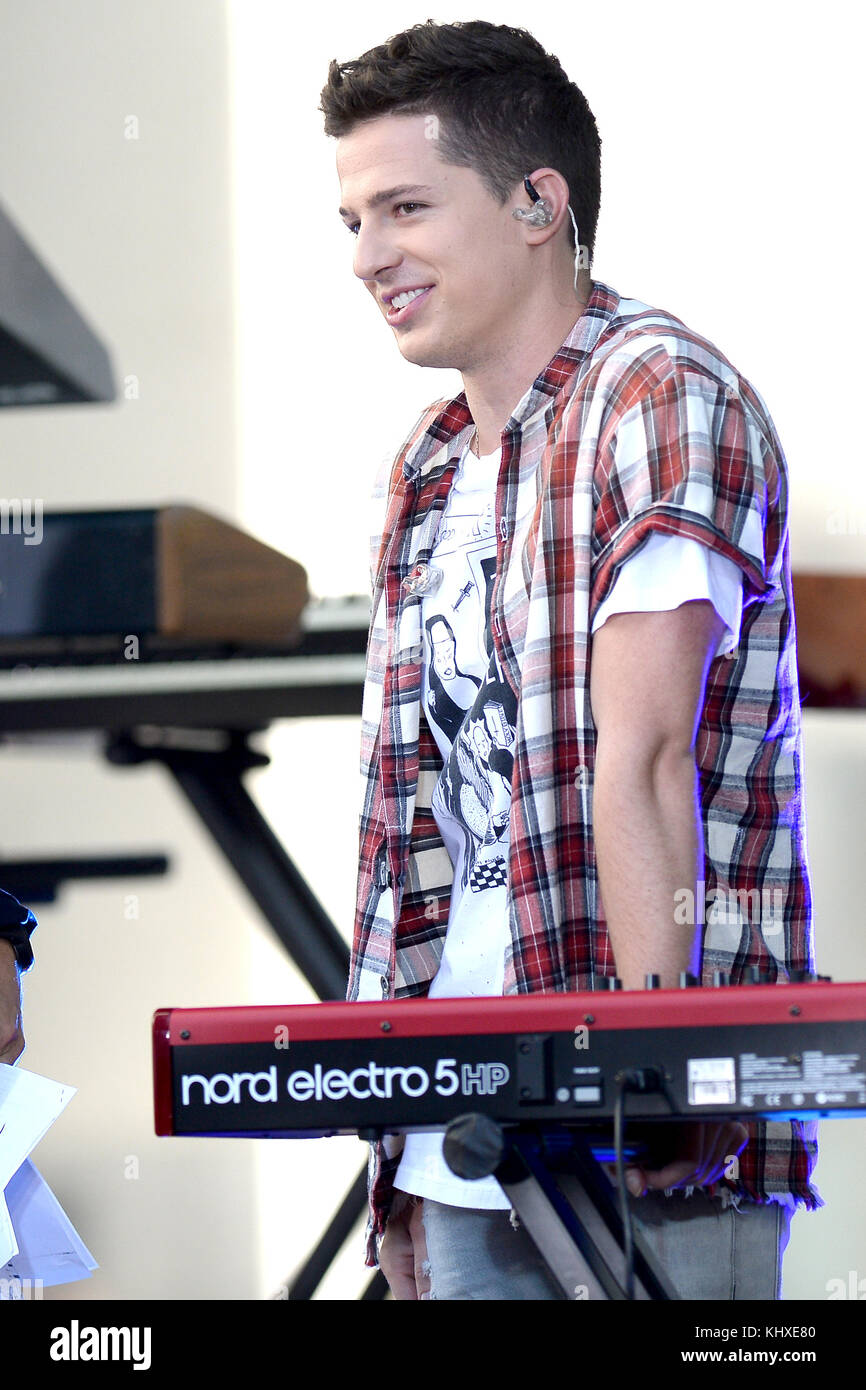 NEW YORK, NY - JUNE 30: Charlie Puth performs on NBC's 'Today'at ...