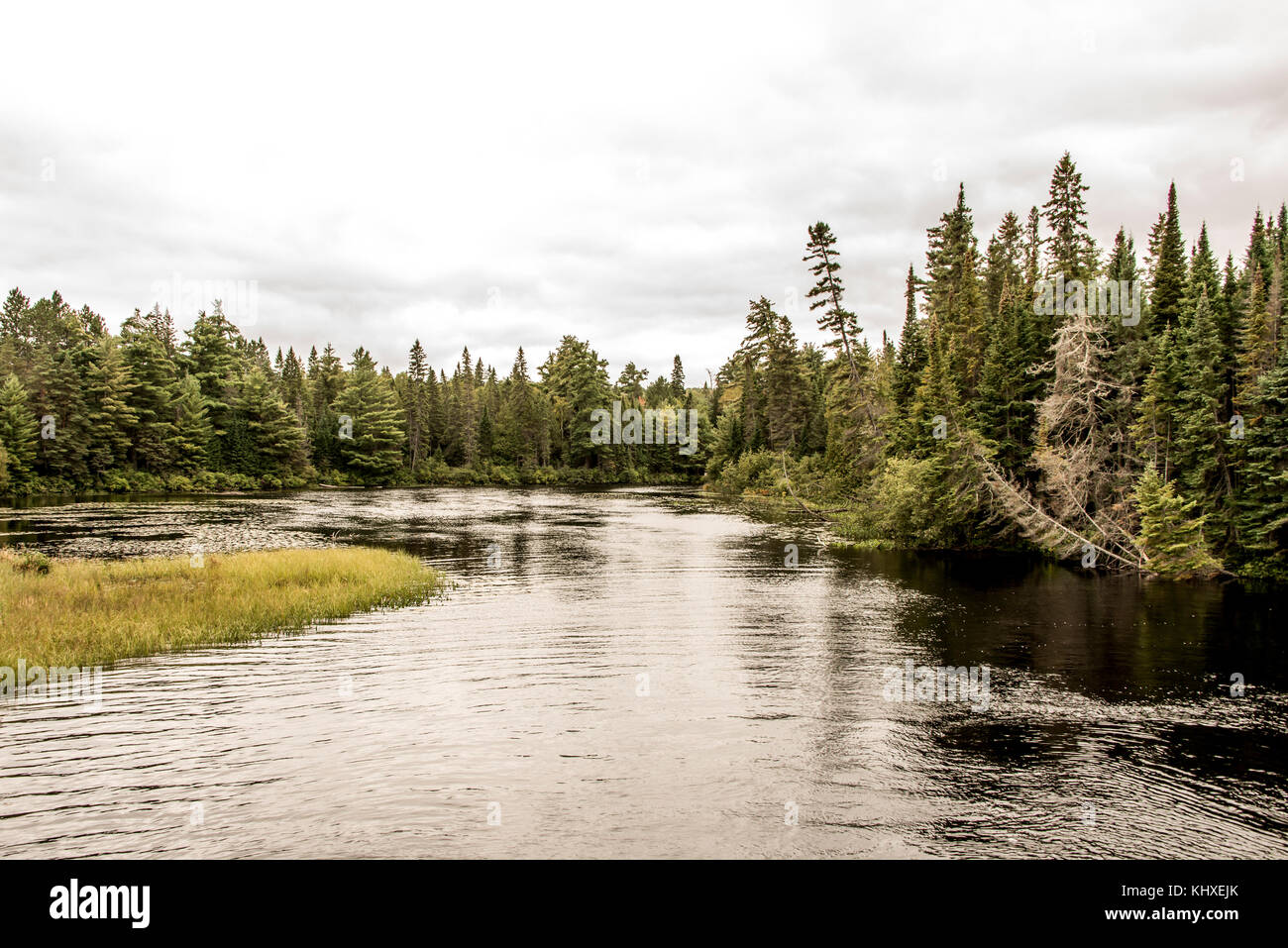 Canada Ontario Lake of two rivers - natural wild landscape near the ...