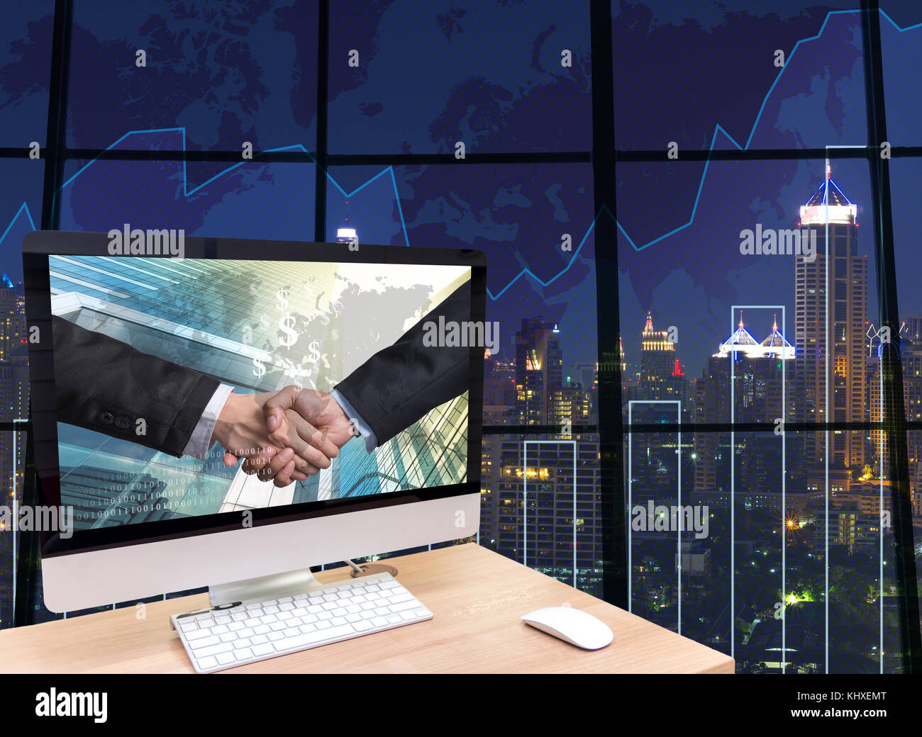 Cloud Hand Shake High Resolution Stock Photography and Images - Alamy