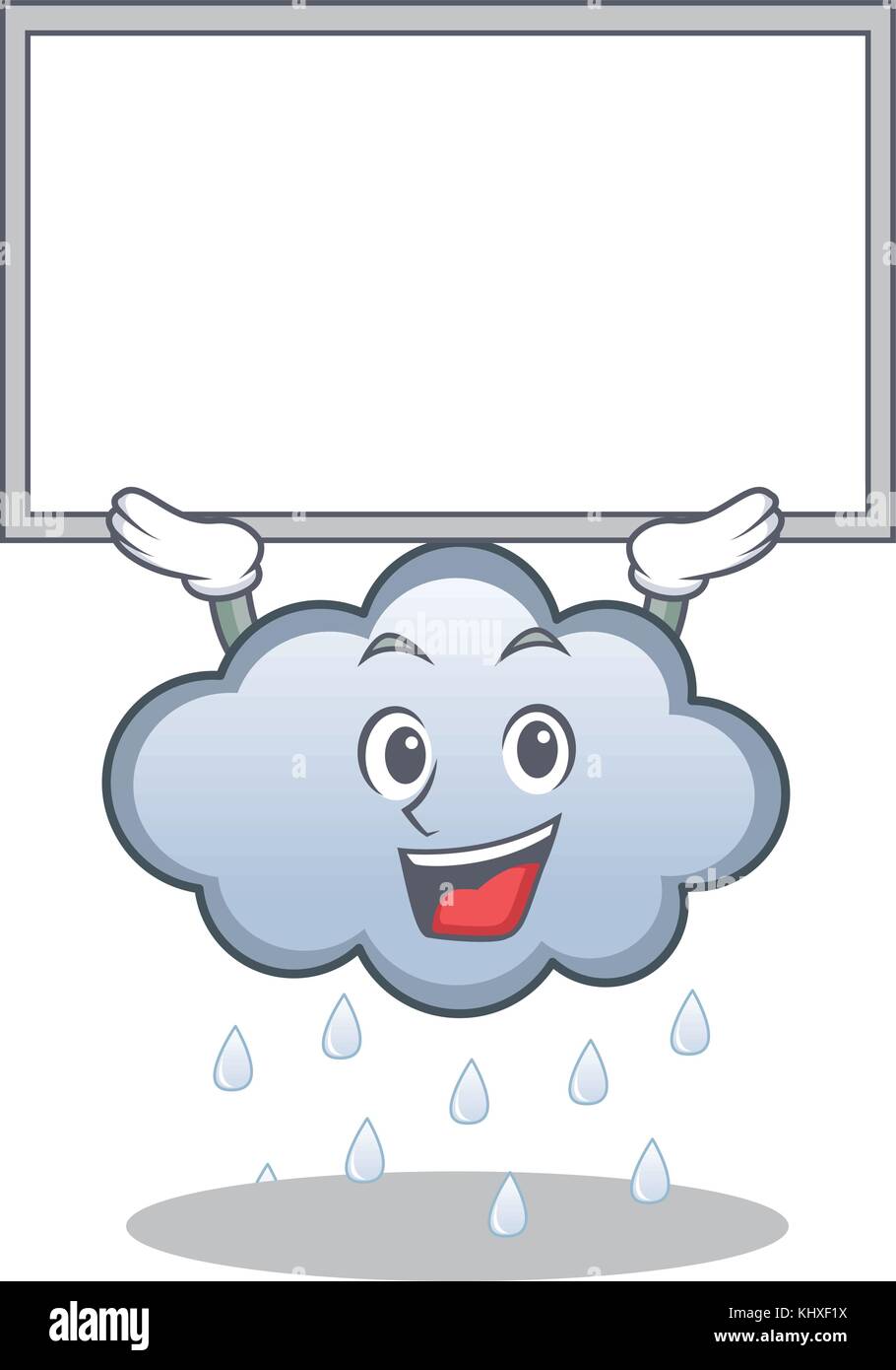 Up board rain cloud character cartoon Stock Vector Image & Art - Alamy