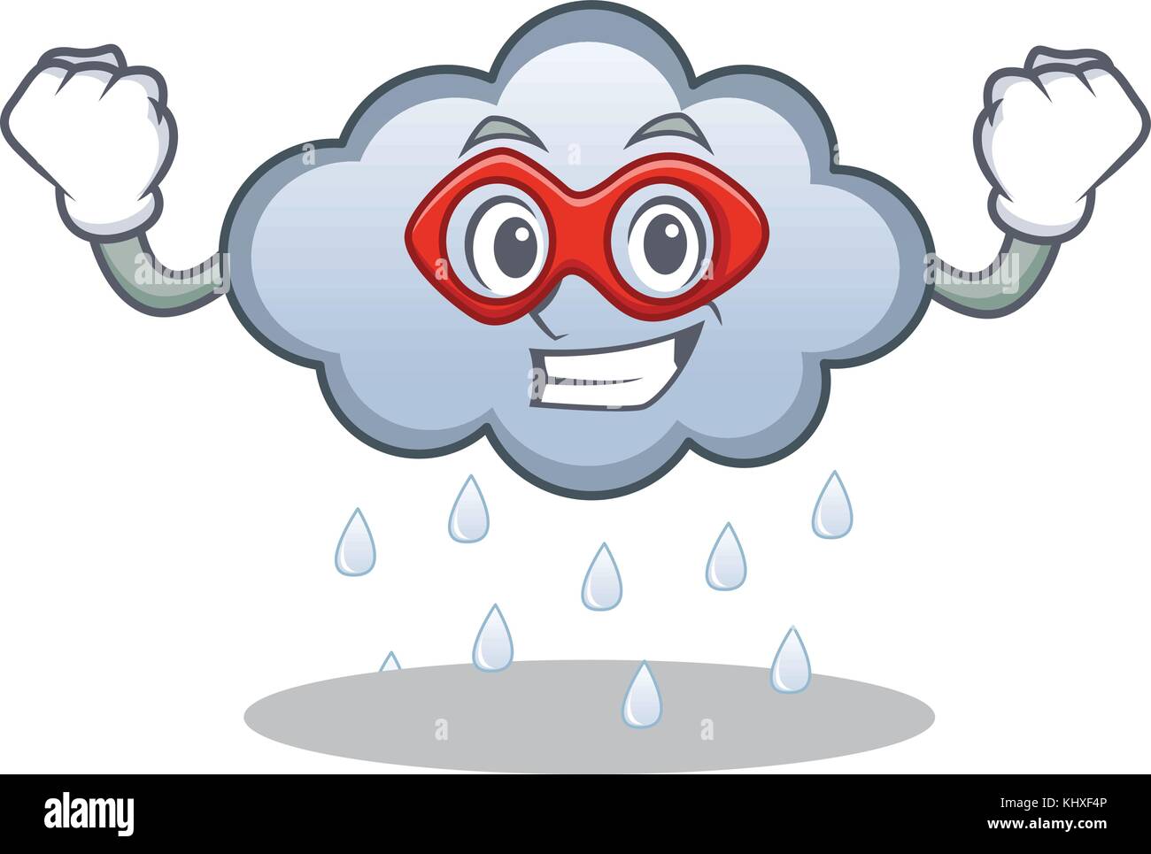 Super hero rain cloud character cartoon Stock Vector Image & Art - Alamy