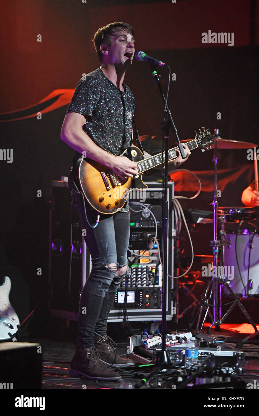 FORT LAUDERDALE, FL - FEBRUARY 16: Keegan Calmes of Vinyl Theatre ...