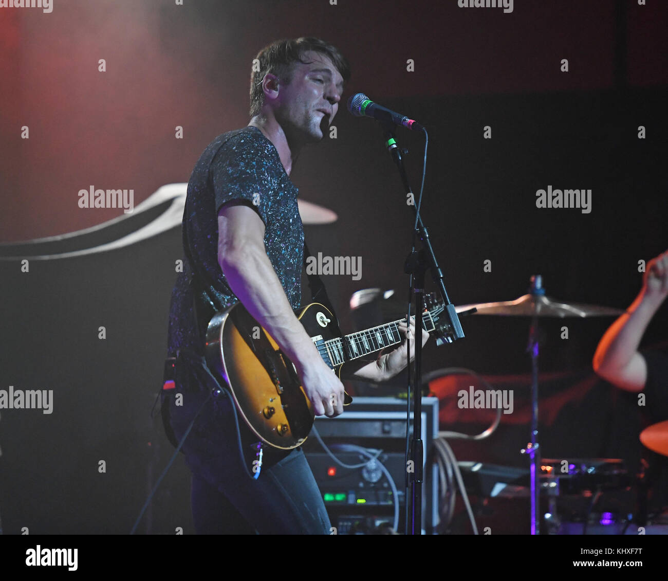 FORT LAUDERDALE, FL - FEBRUARY 16: Keegan Calmes of Vinyl Theatre ...