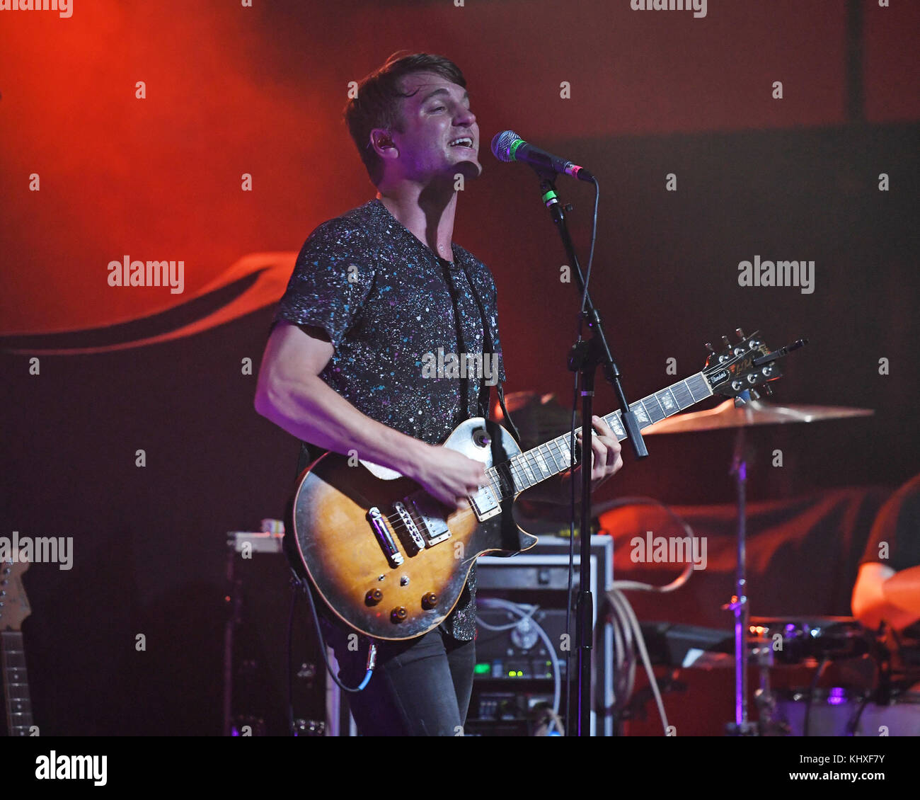 FORT LAUDERDALE, FL - FEBRUARY 16: Keegan Calmes of Vinyl Theatre ...
