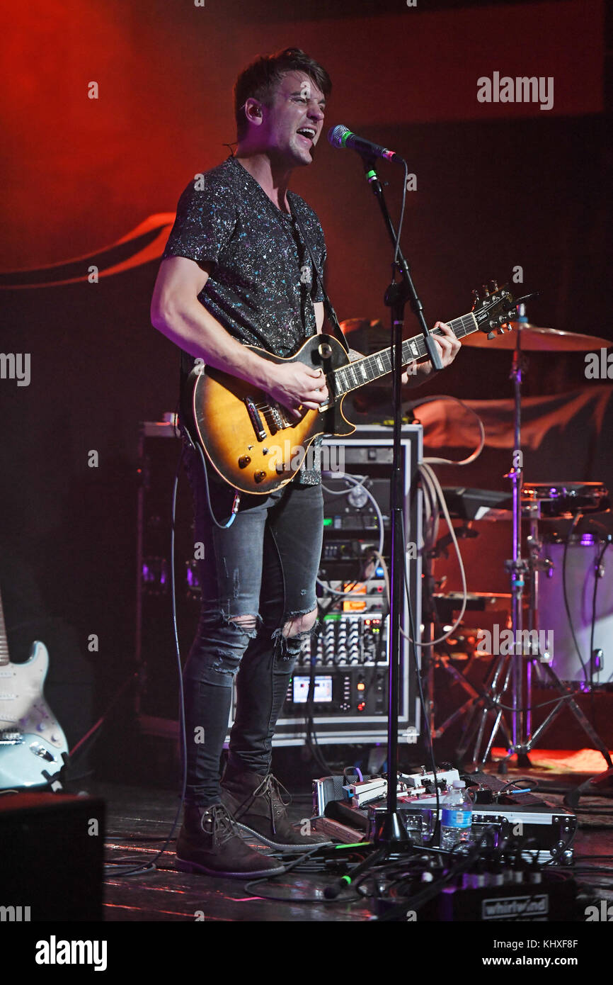 FORT LAUDERDALE, FL - FEBRUARY 16: Keegan Calmes of Vinyl Theatre ...