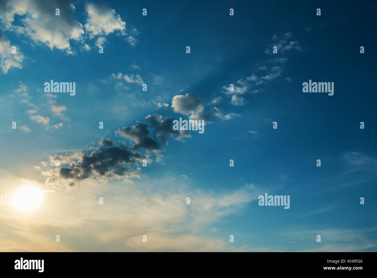 Ray light low cloud hi-res stock photography and images - Alamy