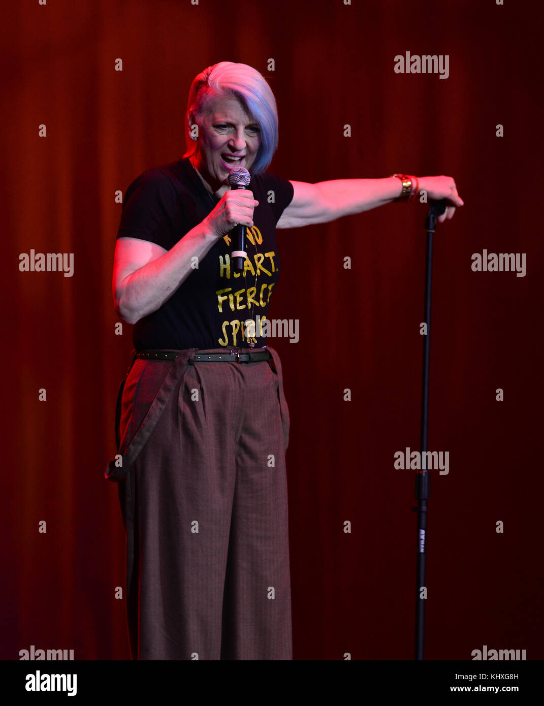 HOLLYWOOD, FL - FEBRUARY 04: Comedian Lisa Lampanelli at Hard Rock Live ...