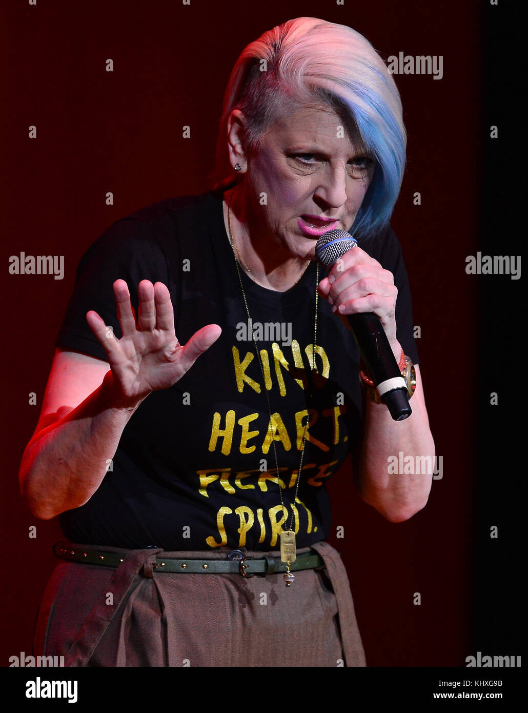 HOLLYWOOD, FL - FEBRUARY 04: Comedian Lisa Lampanelli at Hard Rock Live ...