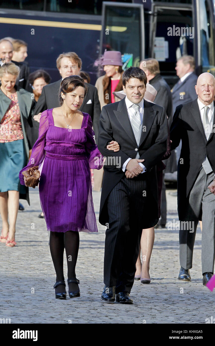 BRUSSELS, BELGIUM - NOVEMBER 20: Bernardo Guillermo and partner Eva ...