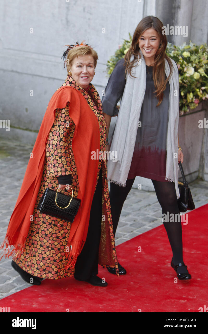 BRUSSELS, BELGIUM - NOVEMBER 20: Bernardo Guillermo and partner Eva ...