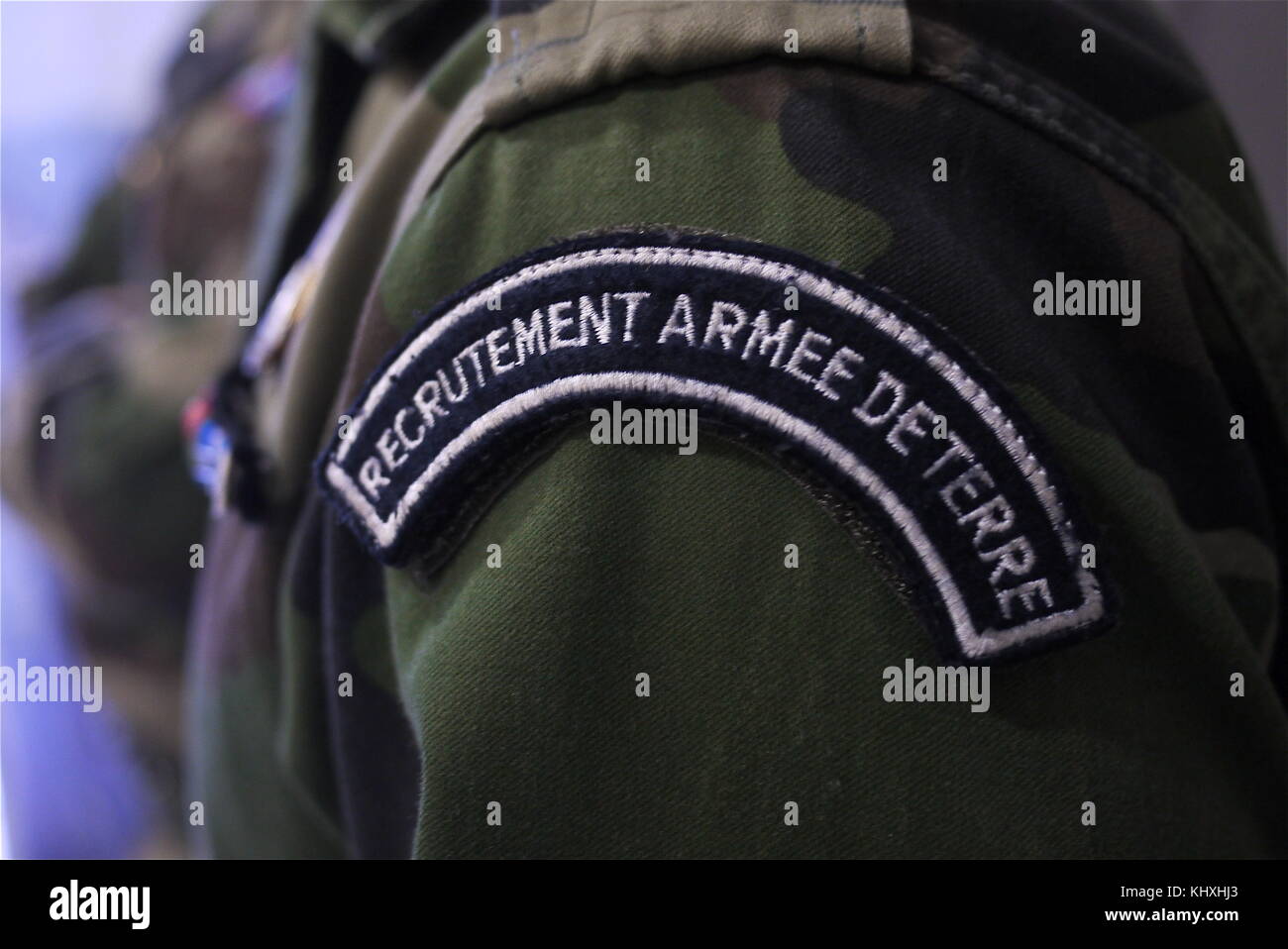 Young recruits are seen at General Frere bracks, in Lyon, as they sign ...