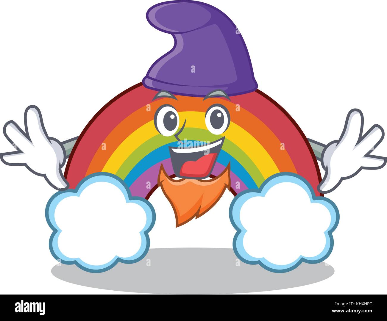 Elf colorful rainbow character cartoon Stock Vector Image & Art - Alamy
