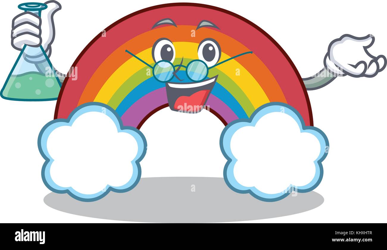 Professor colorful rainbow character cartoon Stock Vector Image & Art ...