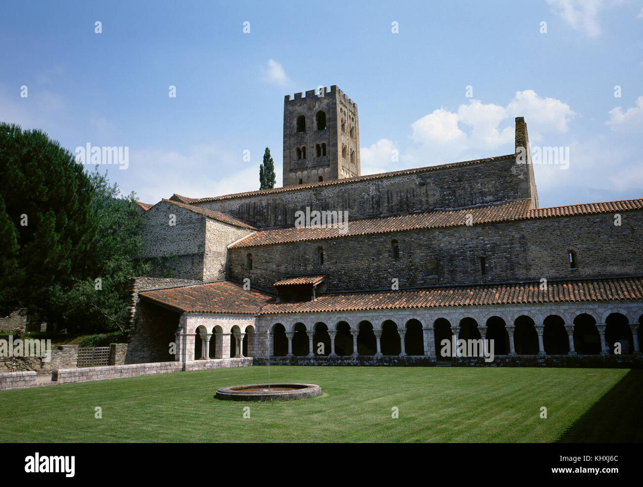 Monastery of Saint Michel de Cuxa. Benedictine. Cloister. French ...