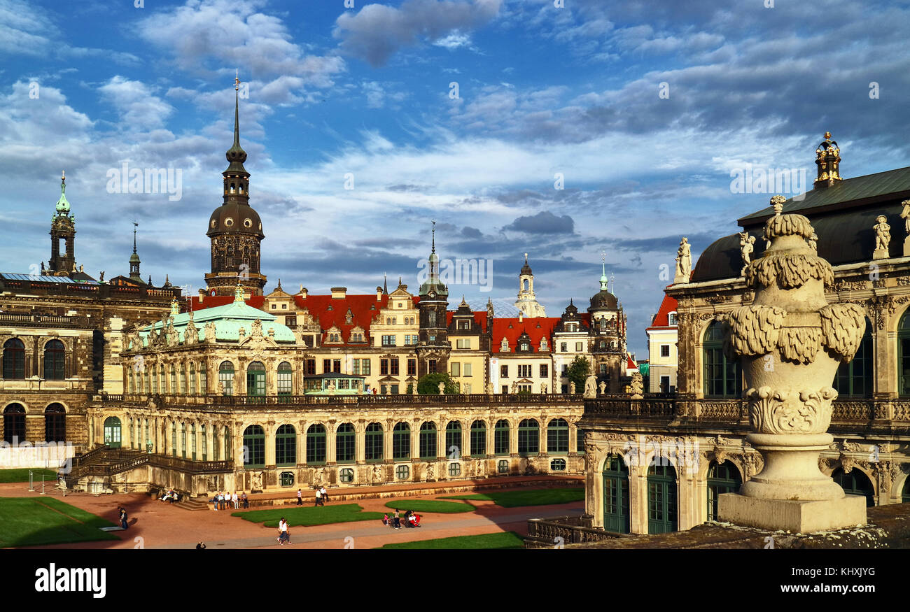 Europe, Germany, Saxony, Dresden city, the old town, the Zwinger ...