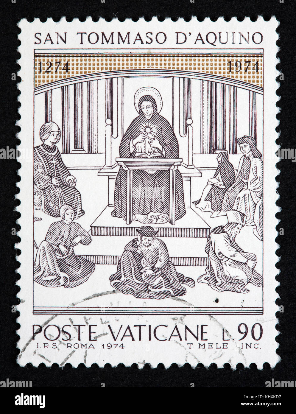 Vatican postage stamp Stock Photo - Alamy
