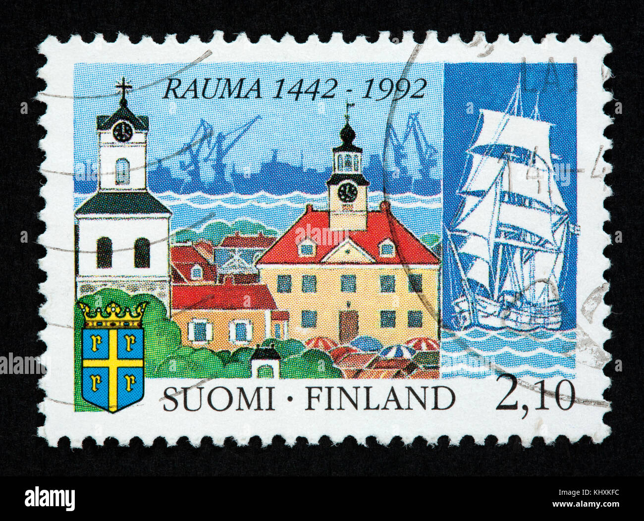 Finnish postage stamp Stock Photo - Alamy