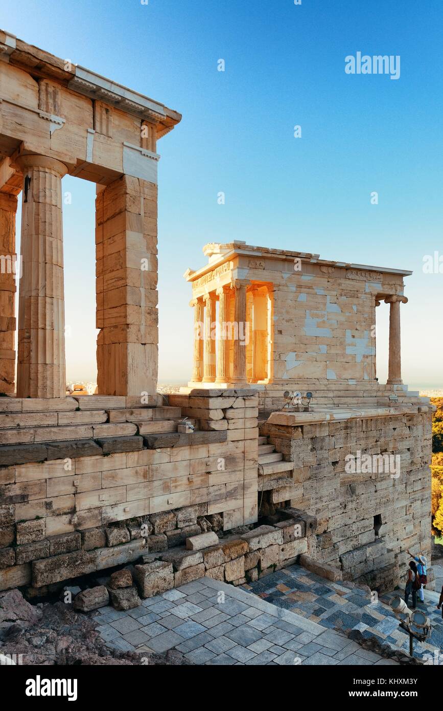 Temple of Athena Nike in Acropolis in Athens, Greece Stock Photo - Alamy