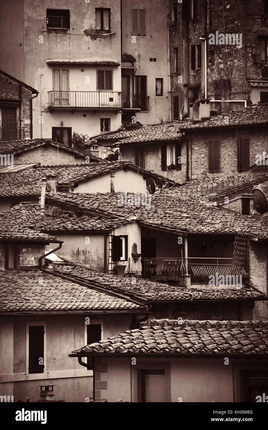 Old building background from Siena, Italy Stock Photo - Alamy